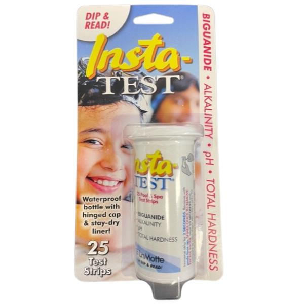 LaMotte INSTA-TEST 4 IN 1 Biguanide Pool & Spa Test Strips - 25 Strips ...